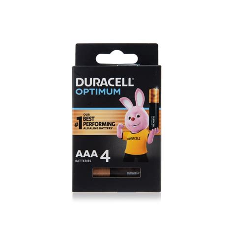 Duracell Optimum Alkaline Aaa Batteries Spinneys Uae
