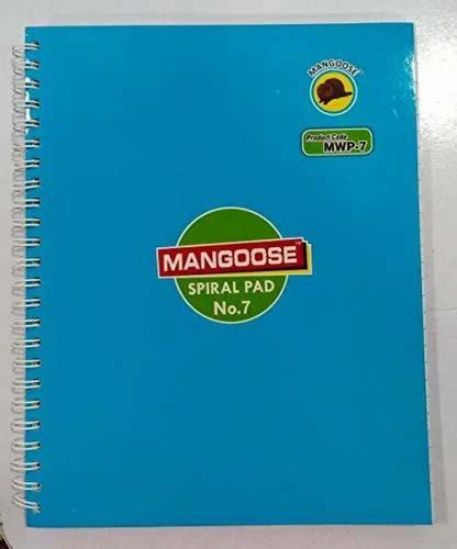 Mangoose Blue Spiral Pad At ₹ 85piece Spiral Pads In Ichalakaranji Id 2852182149988