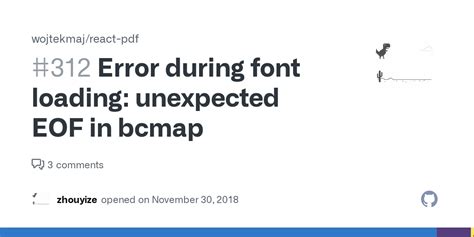 Error During Font Loading Unexpected Eof In Bcmap · Issue 312