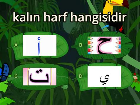 Kalın Ve Ince Harfler Quiz