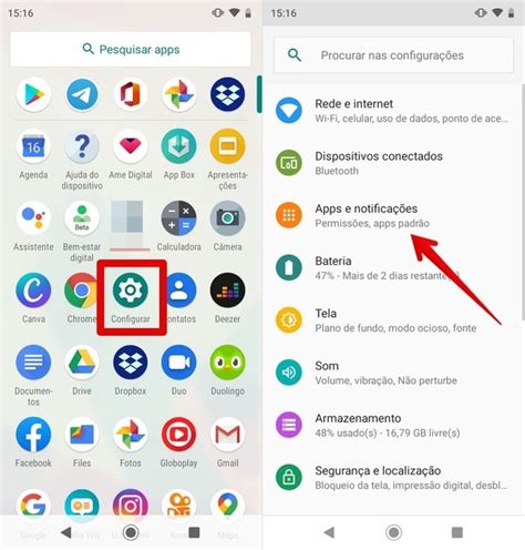 Como colocar o Google Chrome como navegador padrão no celular