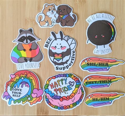Lgbtqia Pride Sticker Pack Killing Her Softly
