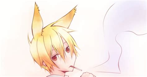 デュラララ 狐シズちゃん。いや・・最初は耳付いてなかったんだけどつい出来心で イチヤのイラスト Pixiv
