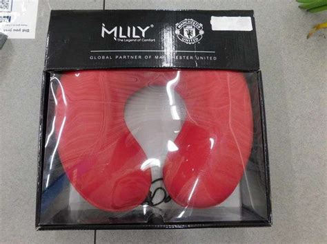 Mlily Manchester United Memory Foam Neck Pillow Lambrecht Auction Inc