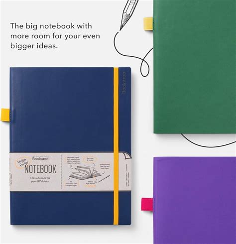 Bookaroo Bigger Things Notebook Journal Navy Buy Best Price In Uae