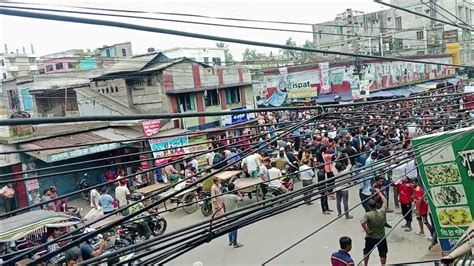 সাতক্ষীরা থমথমে অবস্থা বিরাজ করছে।। সরাসরি সাতক্ষীরা থেকে ১৮০৭২৪