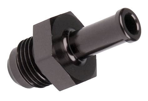 Black Aluminum 516 8mm Hose Barb To 6an Male Adapter Pegasus Auto
