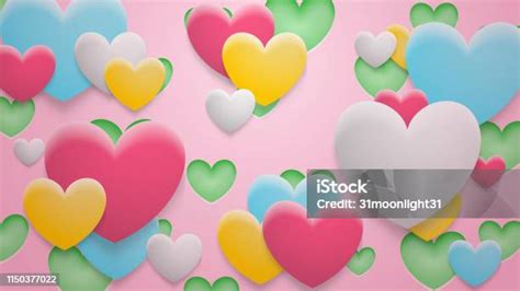 Latar Belakang Lubang Dan Hati Dengan Bayangan Ilustrasi Stok Unduh