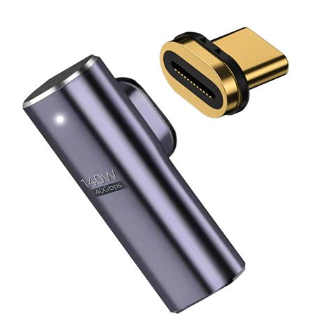 Uc 062 Type C公對母磁吸轉接頭 Usb4 Pd140w 8k 60hz 40gbps磁吸頭 Type C轉接 蝦皮購物