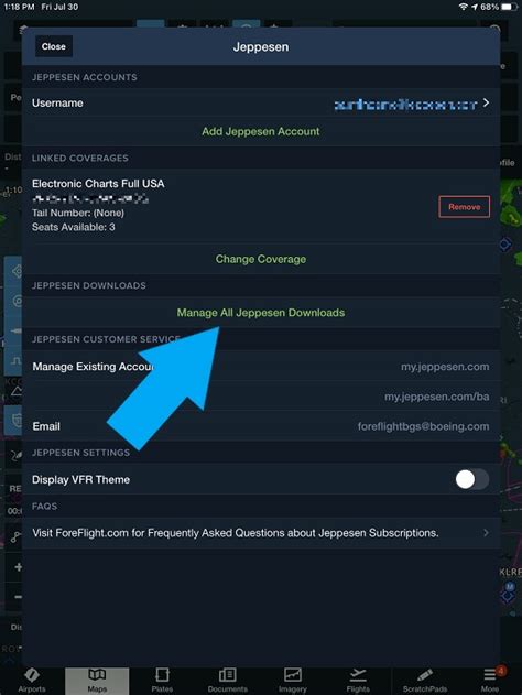 How Do I Set Up And Update My Downloads In The Foreflight App