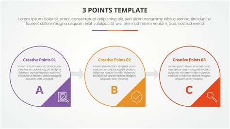 Premium Vector 3 Points Stage Template Infographic Concept For Slide Presentation With Big
