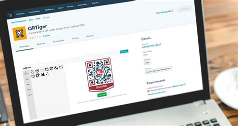 qr tiger s api qr code integration hubspot zapier canva and more