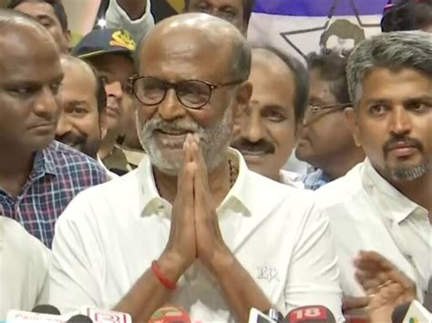 My Habit To Touch Feet Of Yogis Or Sanyasis Rajinikanth On Meeting