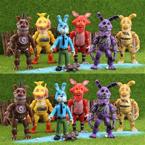 Набор Фигурок Аниматроник 5 героев Five Nights At Freddys Fnaf Наф 5 ночей с Фреди купить