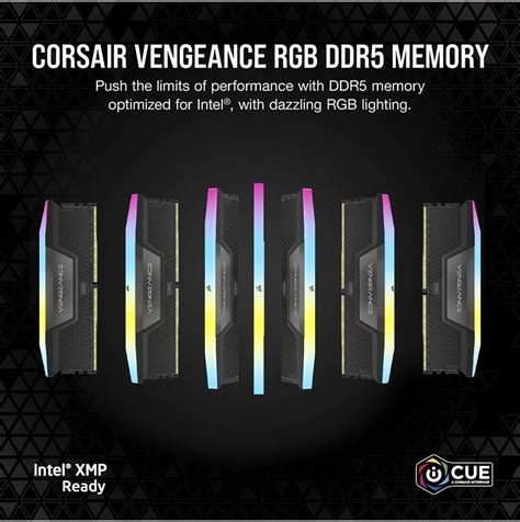 corsair vengeance rgb 192gb 4x48gb ddr5 dram desktop memory kit