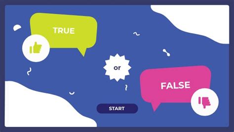 True Or False Quiz Logical Thinking Genially