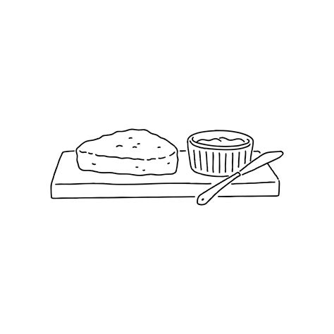플레인 스콘 멜팅 버터 버터나이프 우드트레이 Bread 빵 빵순이 Scone 스콘