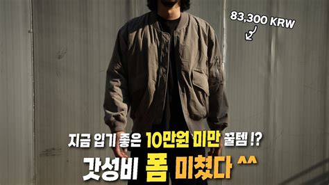 10만원미만 찐 가성비로만 준비했습니다 월동준비 킹성비템 4종 추천 Youtube
