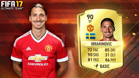 FIFA Zlatan Ibrahimovic Player Review Ft Squad Gameplay YouTube