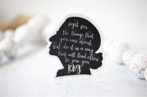 Rbg Sticker Decal Bumper Sticker Car Decal Quote Sticker Leadership