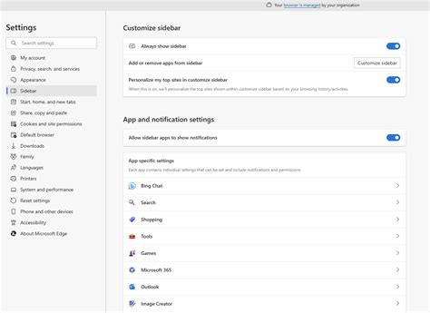 Toggling The Edge Sidebar When Opening A Link From Outlook