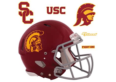 Usc Trojans Helmet Wall Decal Shop Fathead® For Usc Trojans Decor