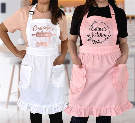 Custom Bakery Apron Personalized Aprons For Women Custom Etsy