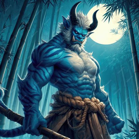 Premium Photo Oni Japanese Mythology Demon Background