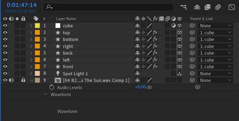 how to use a gradient ramp for each face of a cube r aftereffects