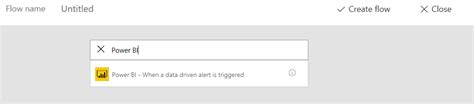 Power Bi Microsoft Flow Send Power Bi Email Notifications