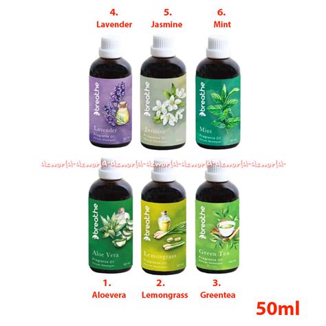 Jual Breathe 50 Ml Aloe Vera Lemongrass Green Tea Lavender Jasmine Mint