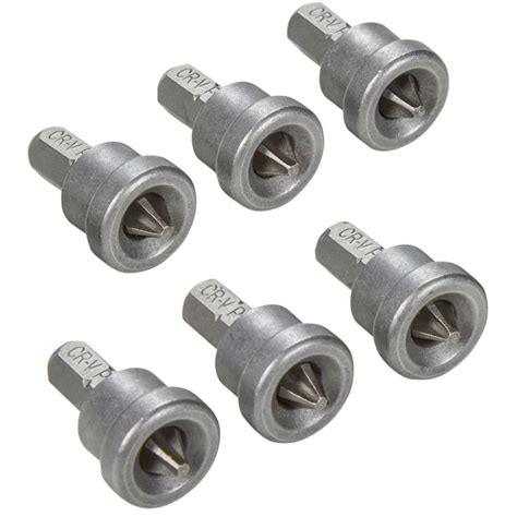 Blue Spot Tools Ph2 Drywall Plasterboard Screw 6pc Depth Stop Bit Set 14119 Sealants And Tools