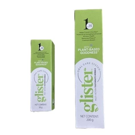 Jual Glister Multi Action Herbal Toothpaste 200gr Shopee Indonesia