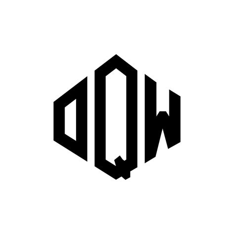 Oqw Letter Logo Design With Polygon Shape Oqw Polygon And Cube Shape