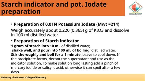 Preparation And Standardization Of Sodium Thiosulfatepptx