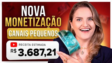 É OFICIAL Como MONETIZAR no YOUTUBE POUCOS INSCRITOS YouTube