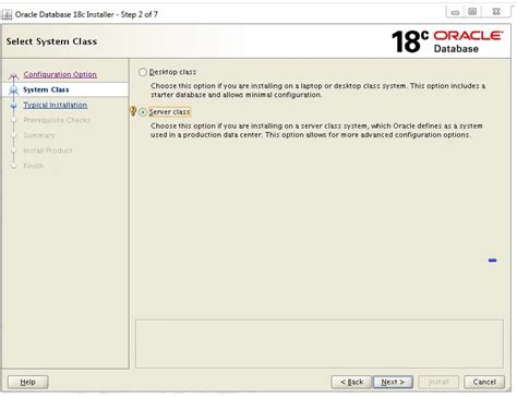 Installation Of 18c Oracle Binaries And Database At Same Time
