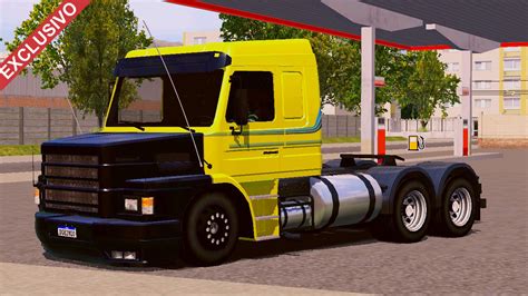 Skin Scania 113H Amarela Cara Preta No Bitrem EXCLUSIVO Skins Games