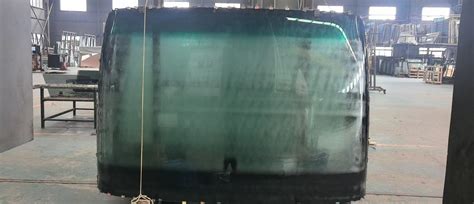 Clear High Temperature Resistant Tempered Glass For Cab Front Window Of
