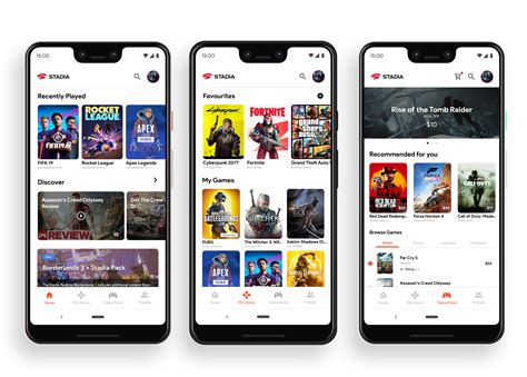 I Made A Concept Of The Stadia App For Android R Stadia