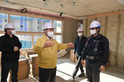 황선봉 예산군수 중대재해처벌법 본격 시행 발맞춰 현장점검 실시