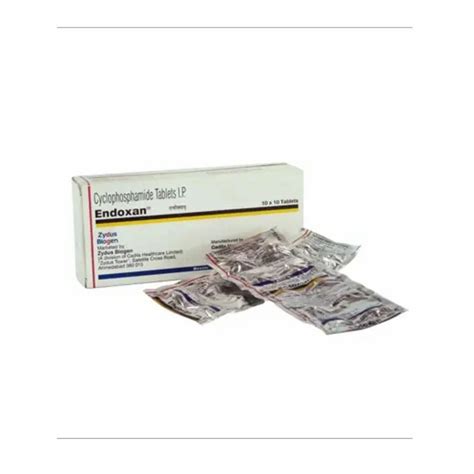 Endoxan 50mg Cyclophosphamide Tablet At ₹ 88 Vial Vaishali Higher