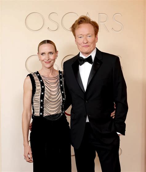 Who Is Conan Obriens Wife What To Know About Playwright Liza Powel O