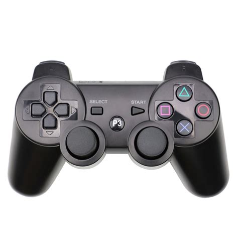 Snowflake Button Wireless Bluetooth Gamepad Game Controller For Ps3 Black