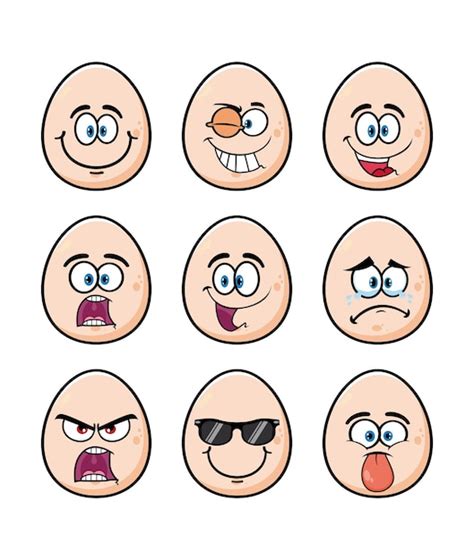 Conjunto de coleção sorridente personagem de mascote de desenho animado