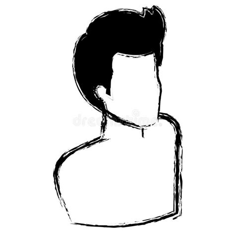 Young Man Shirtless Avatar Character Stock Illustration Illustration Of Gentleman Casual