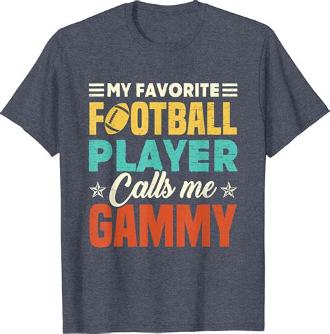 My Favorite Football Player Calls Me Gammy Vintage T Shirt