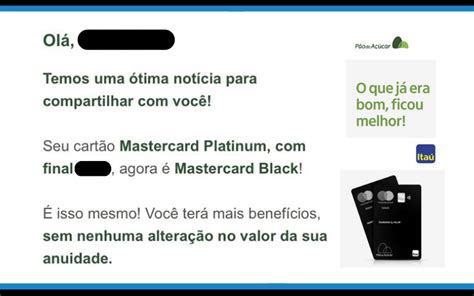 Pão De Açúcar Mastercard Black Com Anuidade Grátis Portalfinanç