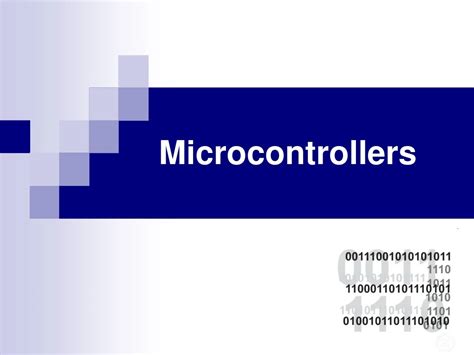 PPT Microcontrollers PowerPoint Presentation Free Download ID