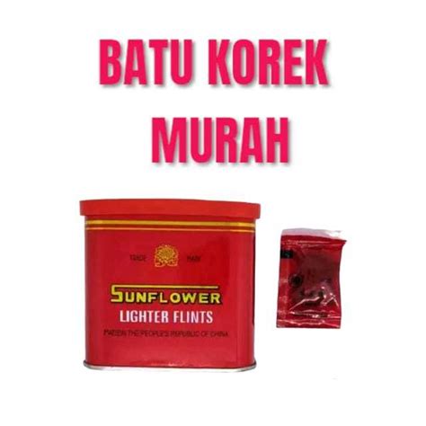 Jual BATU KOREK API MURAH SUNFLOWER BATU KOREK TOKAI ISI 100 PCS